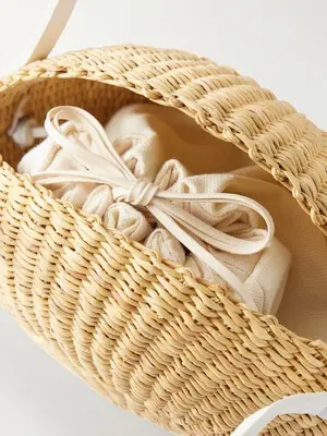 Muuñ Talata Mini Handwoven Raffia Bag