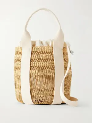 Muuñ Mixy Raffia Bucket Bag