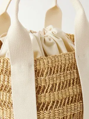 Muuñ Mixy Raffia Bucket Bag