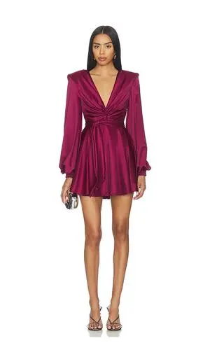 ZHIVAGO The Fading Hour Mini Dress - Plum