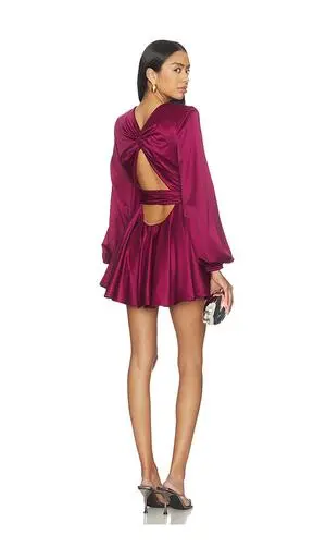 ZHIVAGO The Fading Hour Mini Dress - Plum