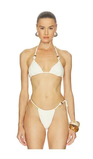 CAMILA COELHO Jacy Top - Ivory