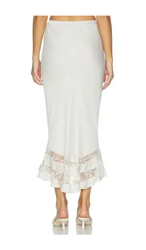 Free People Long Lost Lover Slip Skirt