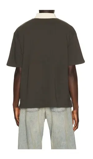 RHYTHM Koa Rugby Polo In Grey