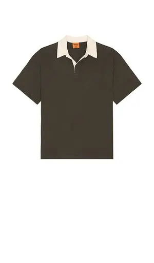 RHYTHM Koa Rugby Polo In Grey