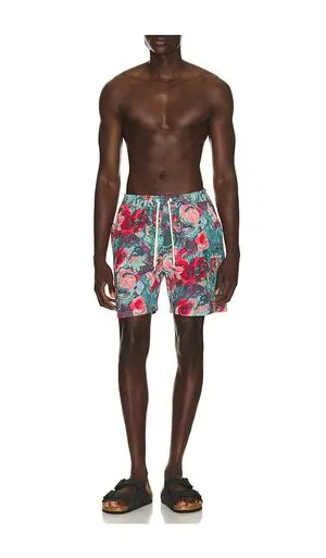 LES DEUX All Over Print Swim Shorts