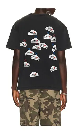 VANDYTHEPINK We Love Vtp Tee In Black