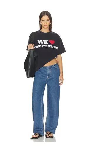 VANDYTHEPINK Graphic Print Cotton T-shirt