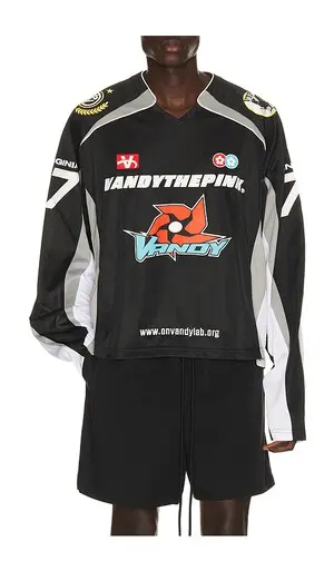 VANDYTHEPINK Moto Jersey - Black