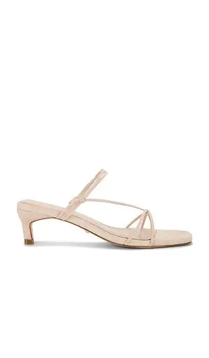 Raye Amari Sandal In Blush - Blush Suede