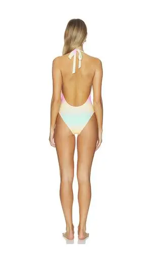 LoveShackFancy Meegan Swimsuit In Pink
