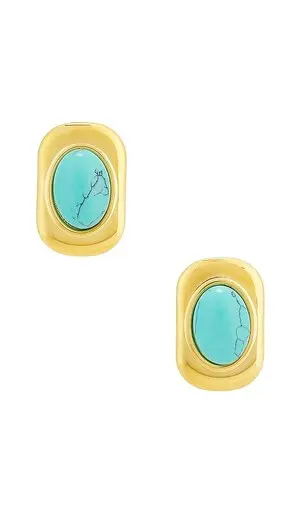 LOVERS AND FRIENDS Lovers And Friends Briella Earrings In Metallic Gold.