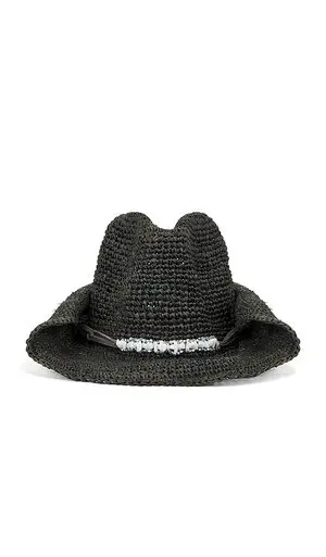 FLORABELLA Florabella Zahara Cowboy Hat In Grey.