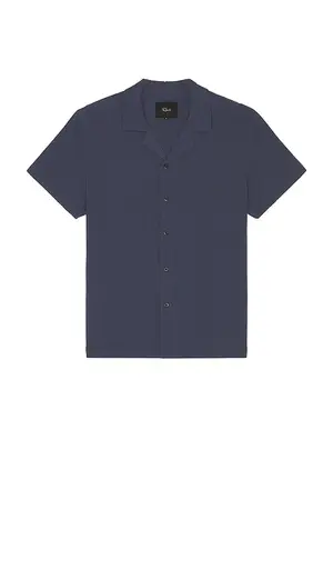 Rails Amalfi Short Sleeve Shirt In Blue