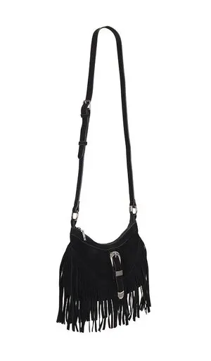 PETIT MOMENTS Montana Suede Fringe Shoulder Bag