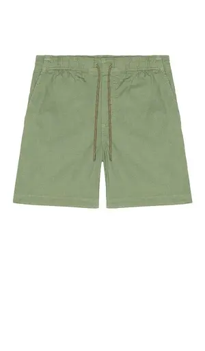 Faherty Brand Essential Drawstring Short - Desert Olive