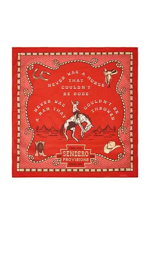 SENDERO PROVISIONS CO. Never Was A Horse Bandana