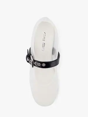 Miu Miu Mesh Fabric Sandals