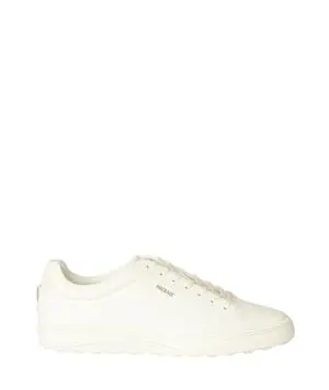 Mackage LUKA-01 Leather Low-Top Sneakers Cream