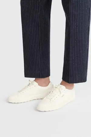 Mackage Luka-01 Leather Low-top Sneakers - White