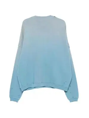 PALY Distressed Graphic Print Sweater