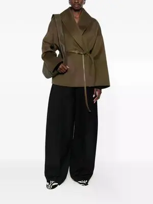 Max Mara Belted Shawl Collar Jacket