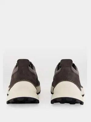 Dior Squash Suede And Nylon Sneakers - Grey