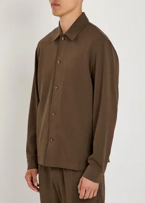 RAITH Geneva Textured Jersey Overshirt