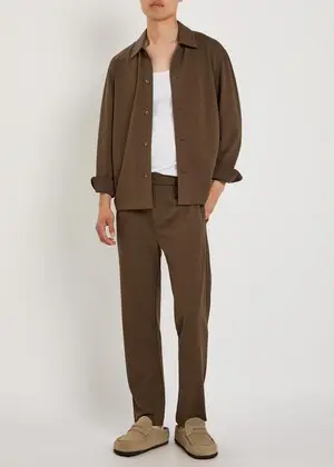 RAITH Geneva Textured Jersey Overshirt