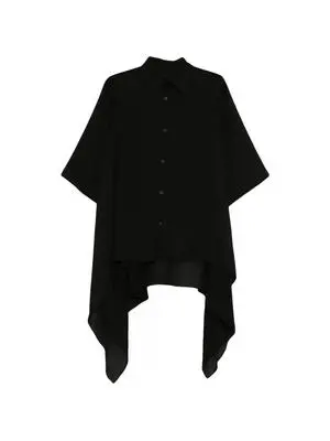 Yohji Yamamoto Asymmetric Draped Shirt