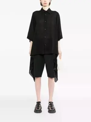 Yohji Yamamoto Asymmetric Draped Shirt