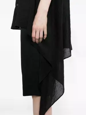 Yohji Yamamoto Asymmetric Draped Shirt