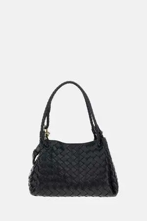 Bottega Veneta Medium Parachute Bag - Black