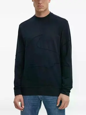 Paul & Shark Logo Embellished Sweatshirt - Blue