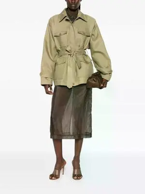 THE FRANKIE SHOP Belted Multi-pocket Jacket