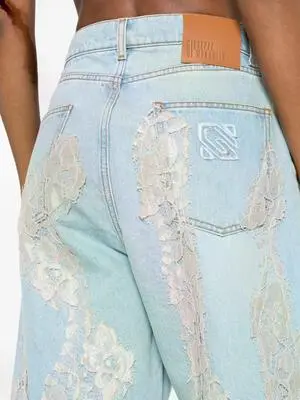 Giuseppe Di Morabito Lace Appliqué Shorts