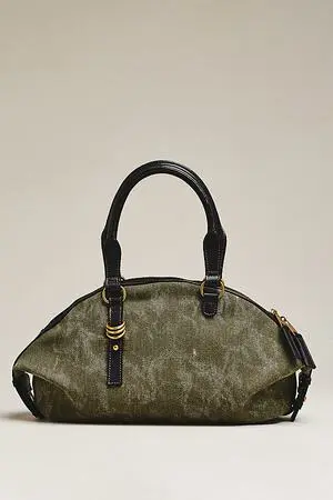 Dolce Vita Sion Canvas Slouchy Shoulder Bag - Black