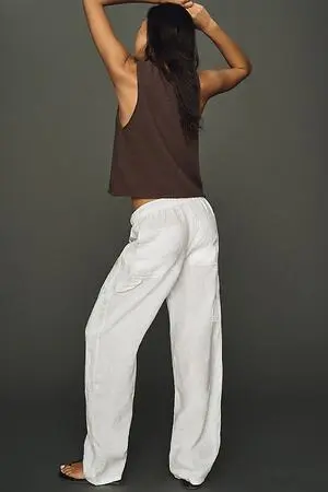 Rag & Bone Atlas Len Utility Pants - White