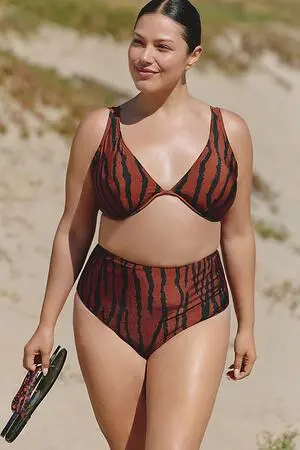 VILLA FRESCA Blake Plus Bikini Bottoms - Sahara