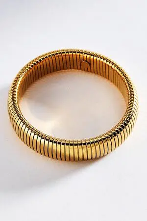 Anthropologie Stretch Cuff Bracelet - Gold