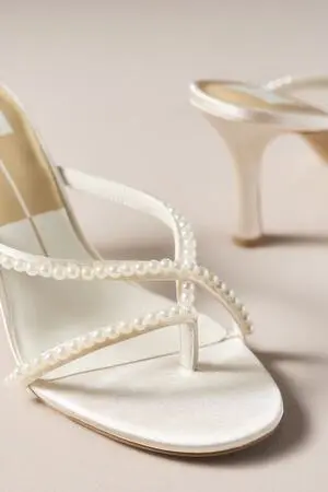 Dolce Vita Pearl Embellished Strappy Sandals