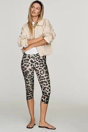 P.E Nation Signature Capri Legggs - Leopard/diva Pink