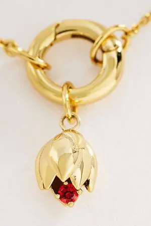 LOCAL ECLECTIC Birth Flower Charm Necklace July