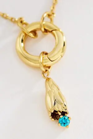 LOCAL ECLECTIC Birth Flower Charm Necklace March