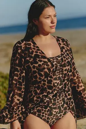 Show Me Your Mumu Jet Setter Plus Cover-up - Tortoise Shell