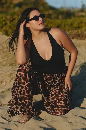 Show Me Your Mumu Plus Jet Setter Pants - Tortoiseshell