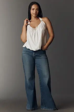 Anthropologie Embellished Bubble Top