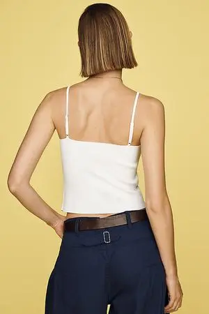 Maeve Sweetheart Tank Top - Ivory