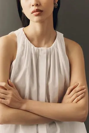 Anthropologie Cotton Sleeveless Swing Top