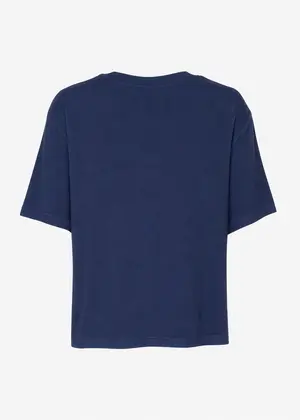 TT STUDIOS Ari T-shirt With Cut Out Detail - Navy